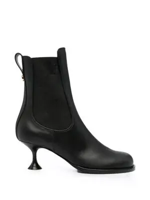 SERGIO ROSSI Heeled Ankle Boots - Black