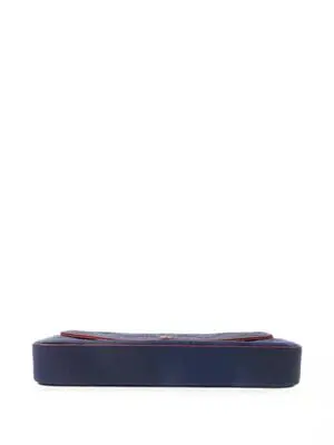 LOUIS VUITTON Monogram Empreinte Felicie Shoulder Bag - Blue