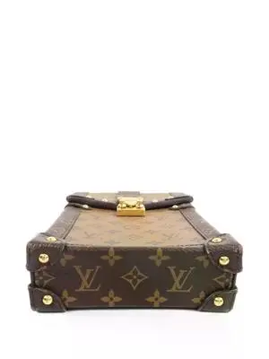 LOUIS VUITTON Monogram Reverse Trunk Vertical Shoulder Bag