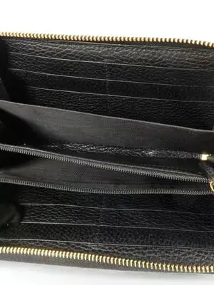 Gucci Gg Marmont Leather Wallet - Black