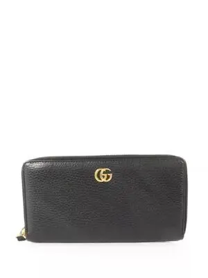 Gucci Gg Marmont Leather Wallet - Black