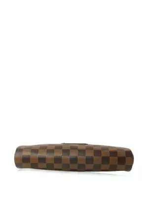 LOUIS VUITTON Eva Damier Ebène Canvas Tote Bag