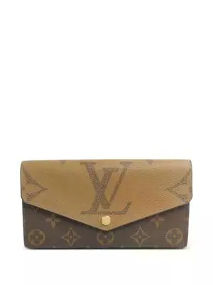 LOUIS VUITTON Sarah Monogram Reverse Wallet - Brown