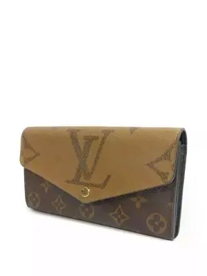 LOUIS VUITTON Sarah Monogram Reverse Wallet - Brown