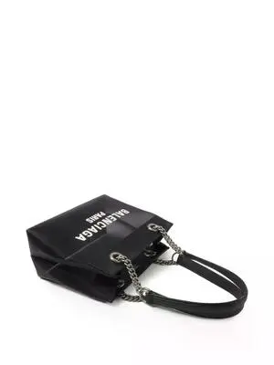 Balenciaga Mesh Panel Tote Bag