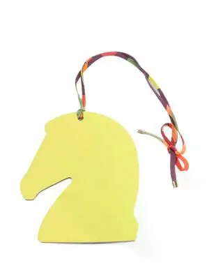 Hermès Samarkand Horse-head Bag Charm - Yellow