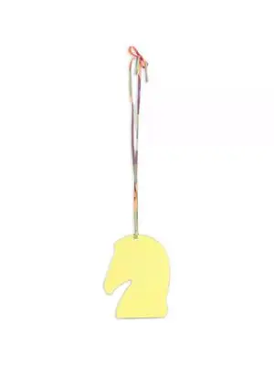 Hermès Samarkand Horse-head Bag Charm - Yellow