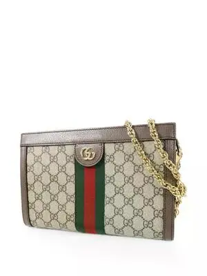 Gucci Ophidia Gg Supreme Canvas Shoulder Bag - Neutrals