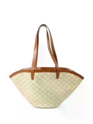 Celine Triomphe Canvas Cuff Tote Bag