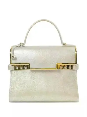 Delvaux Mm Tempête Tote Bag - Silver