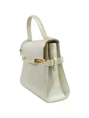 Delvaux Mm Tempête Tote Bag - Silver
