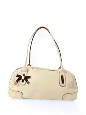Gucci Bow-detail Shoulder Bag - Neutrals