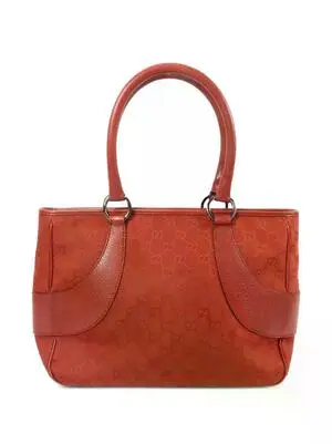 Gucci Gg Canvas Tote Bag - Red