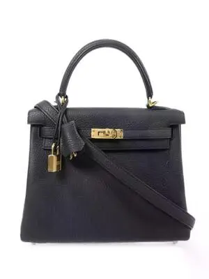 Hermès 2025 25 Kelly Tote Bag - Black