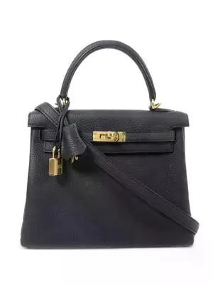 Hermès 2025 25 Kelly Tote Bag - Black