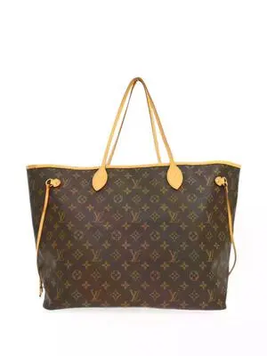 LOUIS VUITTON Gm Neverfull Tote Bag - Brown