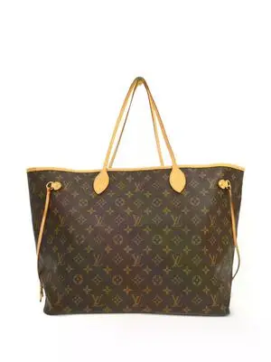LOUIS VUITTON Gm Neverfull Tote Bag - Brown