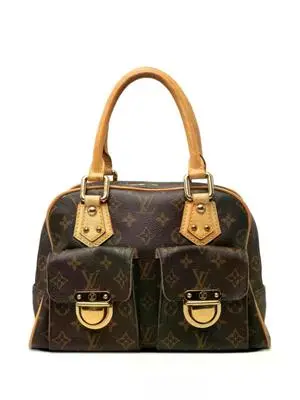 LOUIS VUITTON 1990-2010 Monogram Manhattan Pm Handbag - Brown