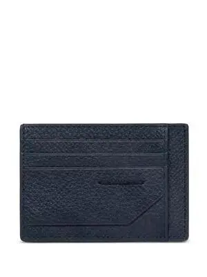 PIQUADRO Grained Leather Card Holder