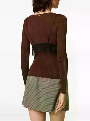 TWINSET Silk-blend Jumper With Top