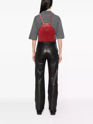 Gucci Small Gg Marmont Matelasse Leather Backpack
