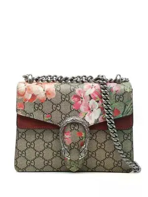 Gucci 2016-2026 Small Gg Supreme Blooms Dionysus Crossbody Bag - Neutrals
