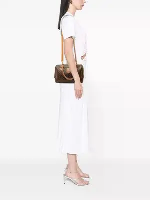 Celine 2013 Macadam Coated Canvas Satchel