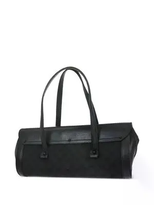 Gucci 1990-2000s Bamboo Gg Shoulder Bag