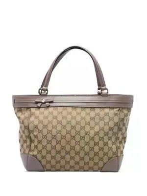 Gucci 2016-2026 Gg Canvas Mayfair Tote Bag - Neutrals