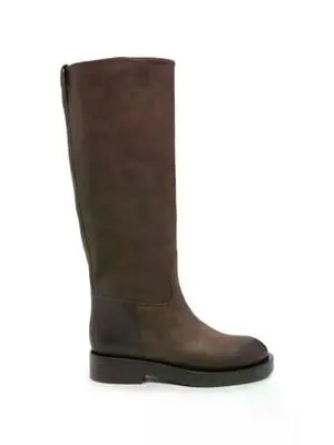 Paris Texas Slip-on Knee-high Boots - Brown