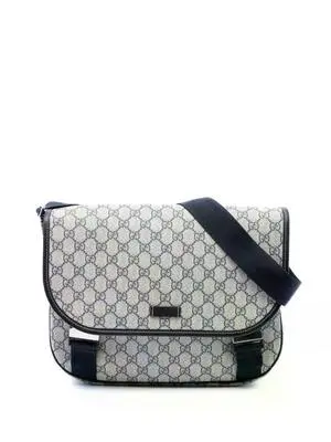 Gucci 2000-2015 Gg Supreme Crossbody Bag - Neutrals