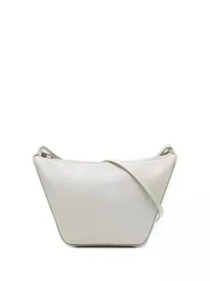 Loewe 2023 Mini Leather Hammock Hobo Satchel - White