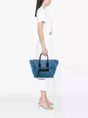 Celine 2016 Medium Denim Phantom Luggage Tote Bag - Blue