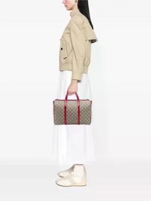 Gucci 2016-2026 Medium Gg Supreme Nice Boston Bag Satchel