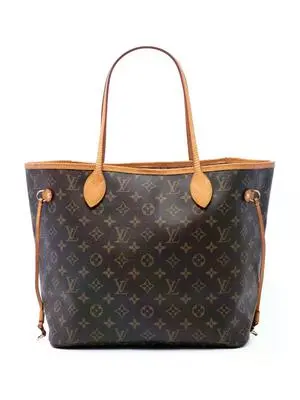 LOUIS VUITTON 2016 Monogram Neverfull Mm Tote Bag - Brown
