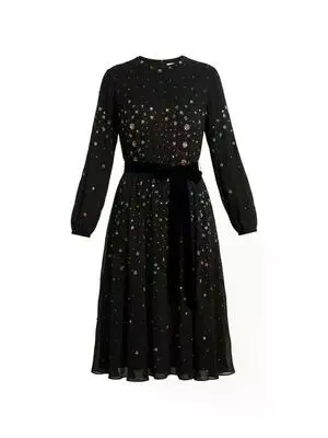 Valentino Garavani Long-sleeve Embellished Dress