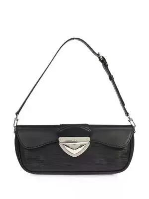 LOUIS VUITTON 2007 Pochette Montaigne Clutch Bag - Black