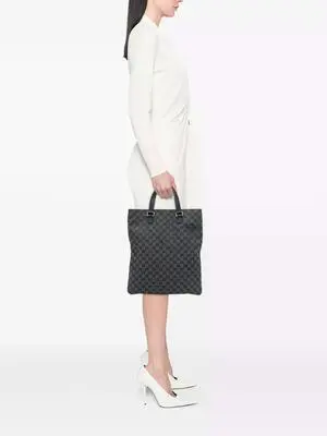 Gucci 2016-2026 Gg Canvas Tote Bag - Grey