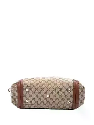 Gucci 2016-2026 Large Gg Canvas Bella Tote Bag - Neutrals