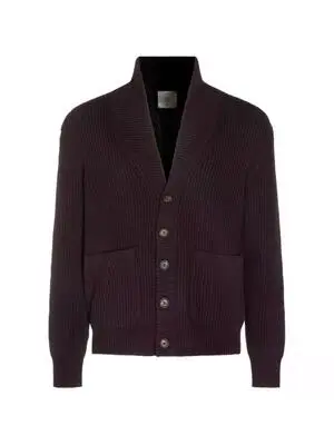 Eleventy Shawl-collar Cardigan - Red