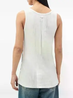 ANN DEMEULEMEESTER Angel-print Rib-knit Vest