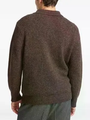 YVES SALOMON Long-sleeve Polo Shirt
