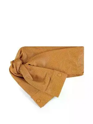 Cédric Charlier Perforated Leather Belt Bag