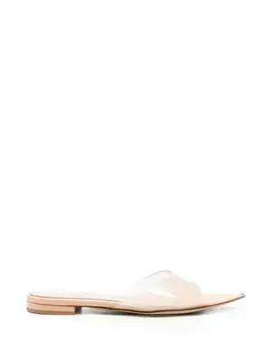 GIANVITO ROSSI Open-toe Flat Sandals - Neutrals