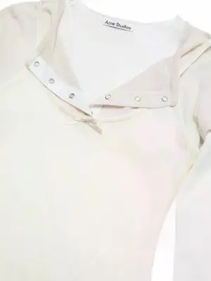 Acne Studios Bow-detail Layered T-shirt