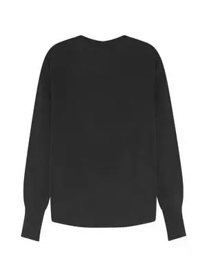 Aspesi V-neck Long-sleeve T-shirt - Black