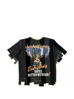 BETTER WITH AGE Graphic-print T-shirt - Black