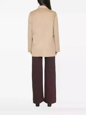 Valentino Garavani Logo-embellished Patch-pocket Coat