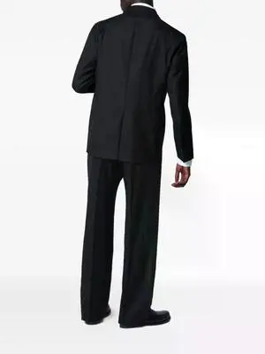 Tagliatore Wool Double-breasted Suit - Black