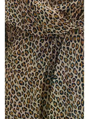 SA SU PHI Leopard-print Maxi Dress